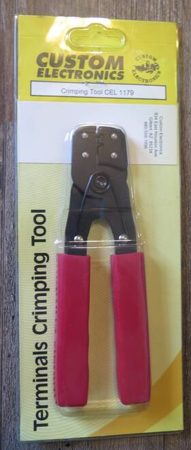 CUSTOM ELECTRONICS CEL1179 Terminals Crimping Tool Cel