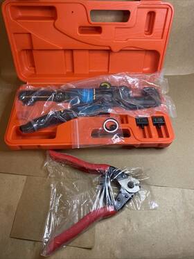 NAKUPOT ST01 Hydraulic Crimper Tool Steel Railing